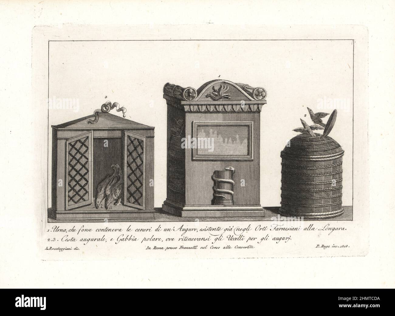 Urn with snake, which perhaps contained the ashes of an augur, from the ...