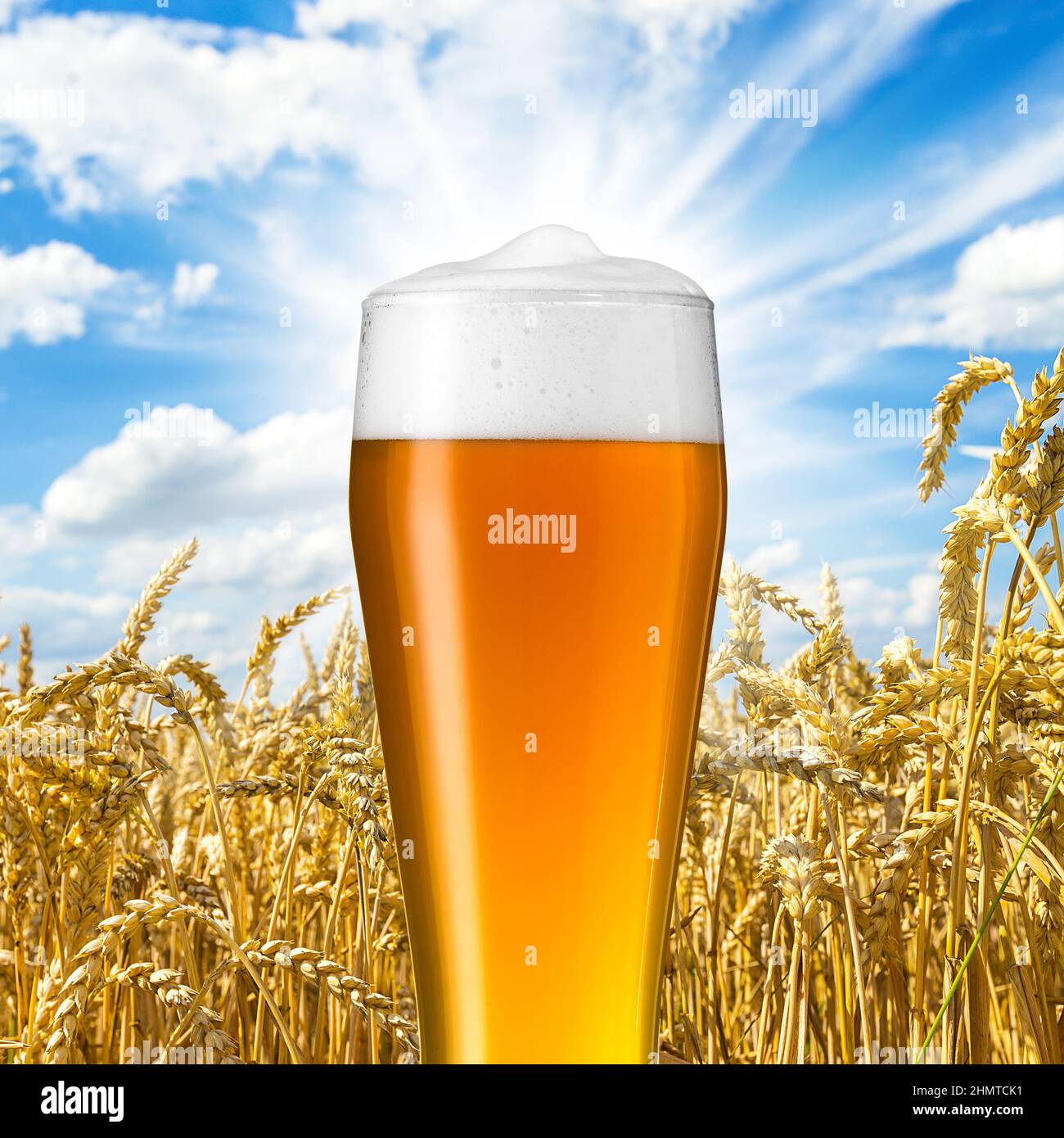 Bavarian wheat beer Stock Photo - Alamy
