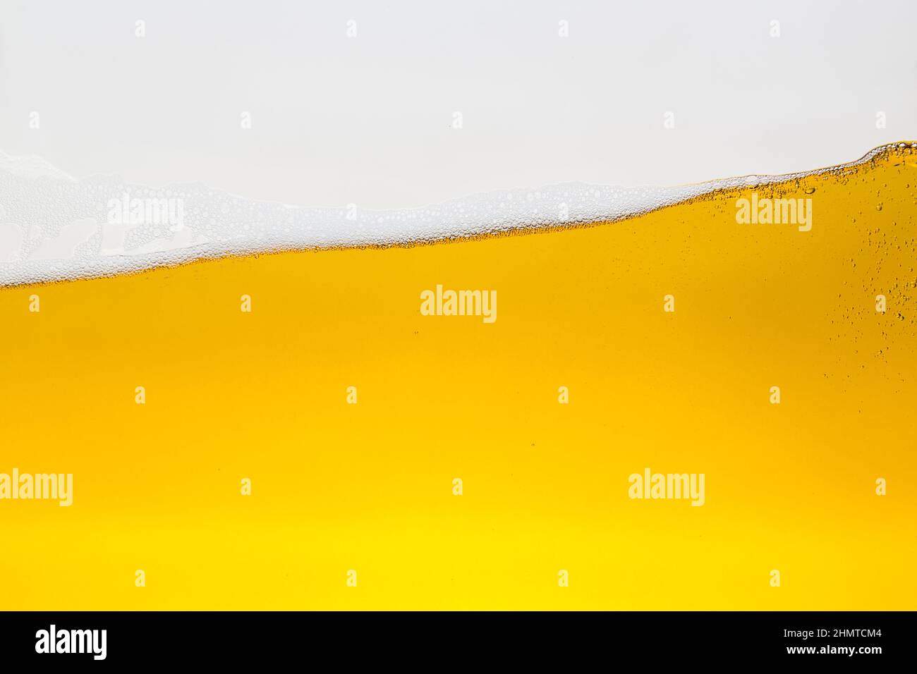 Beer foam wave alcohol with bubbels Stock Photo - Alamy