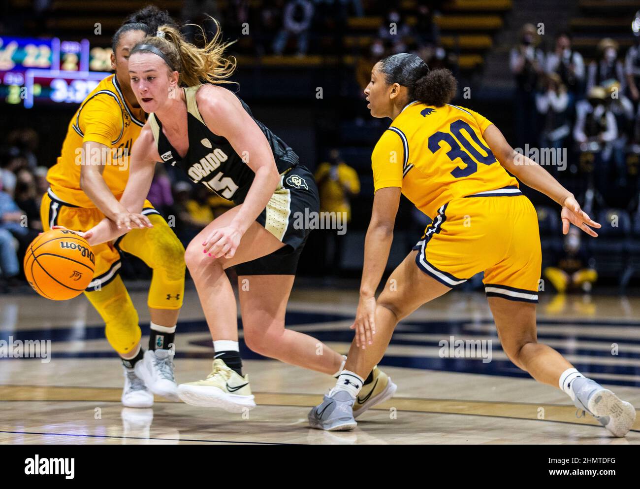 February 11 2022 Berkeley, CA U.S.A. Colorado guard Kindyll Wetta (15 ...