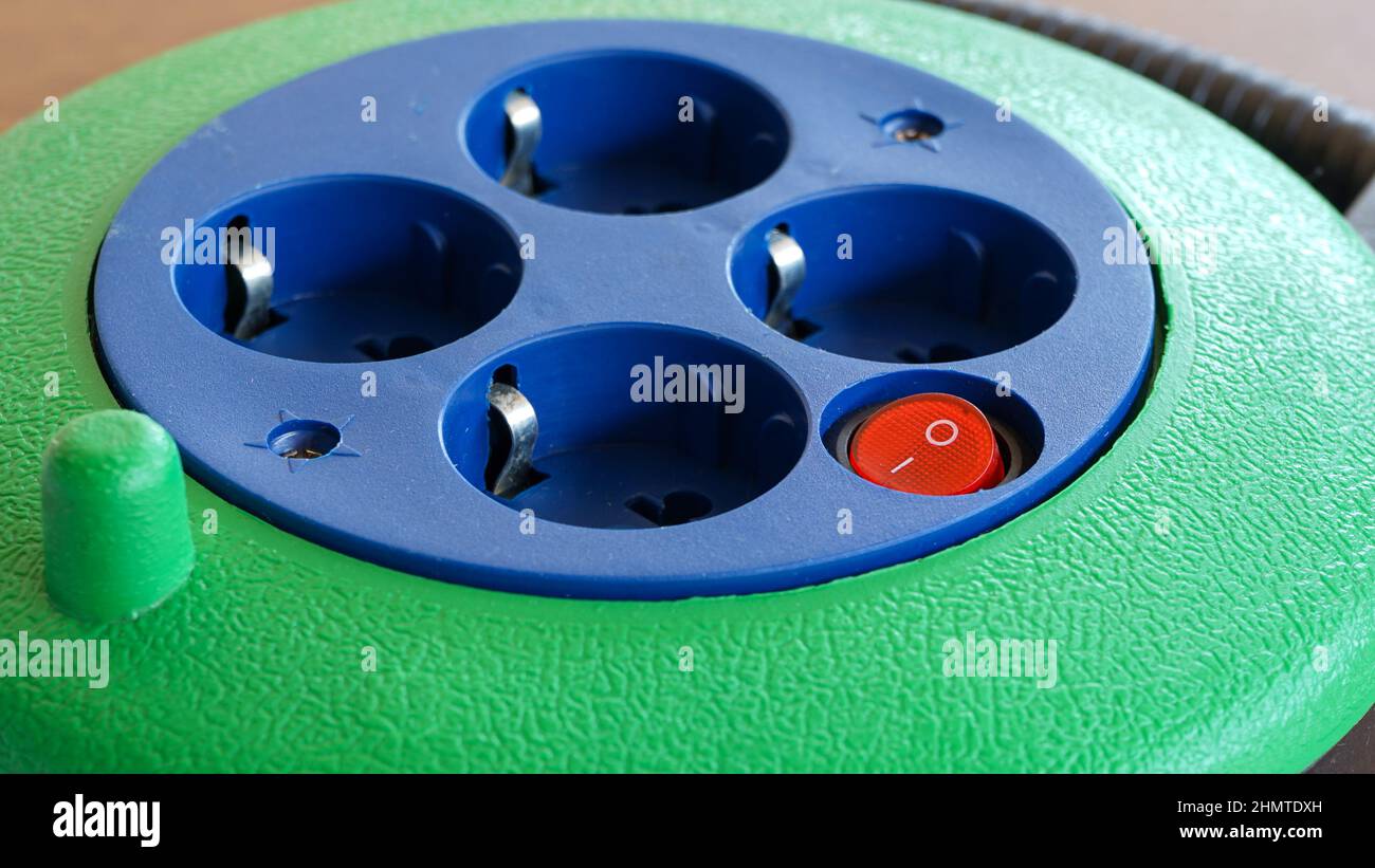 Electrical plug terminal on the table Stock Photo - Alamy