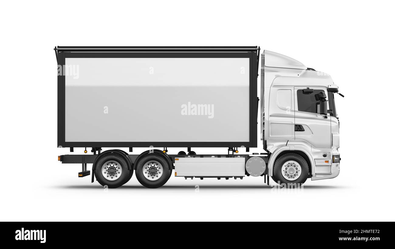 Container side camion hi-res stock photography and images - Alamy