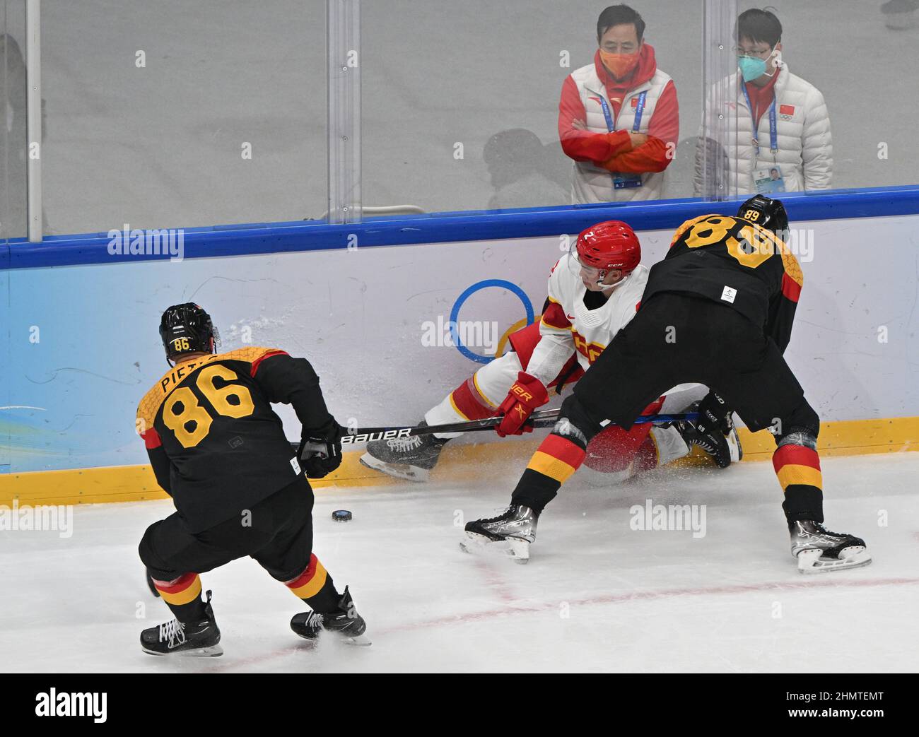 Beijing, China. 12th Feb, 2022. Olympics, ice hockey, preliminary round ...