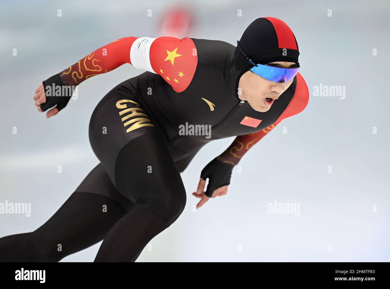 Beijing, China. 12th Feb, 2022. Gao Tingyu of China competes during the ...