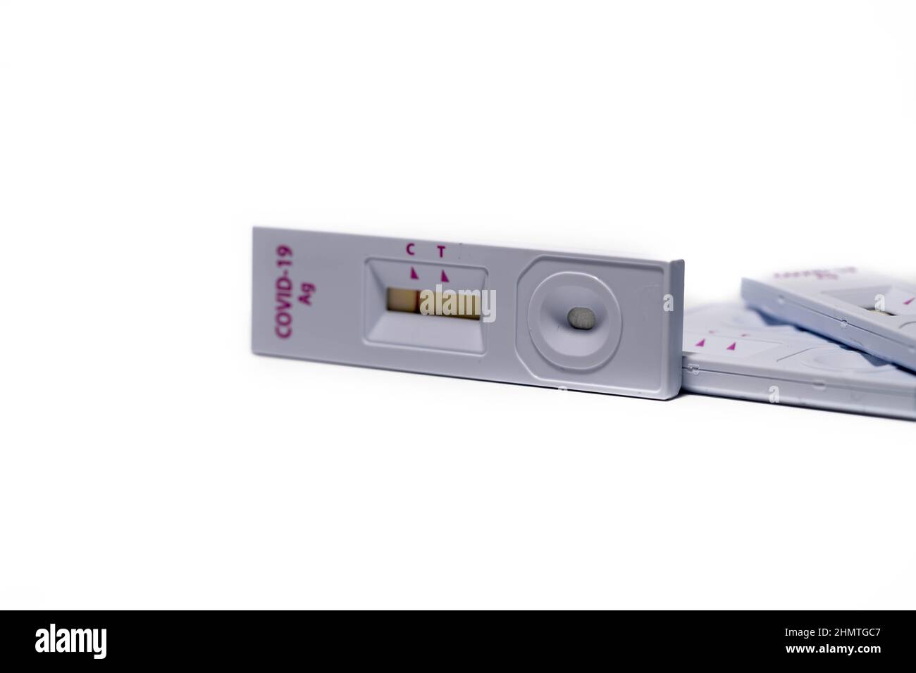 used antigen test kits. proper disposal of antigen covid test kits with ...