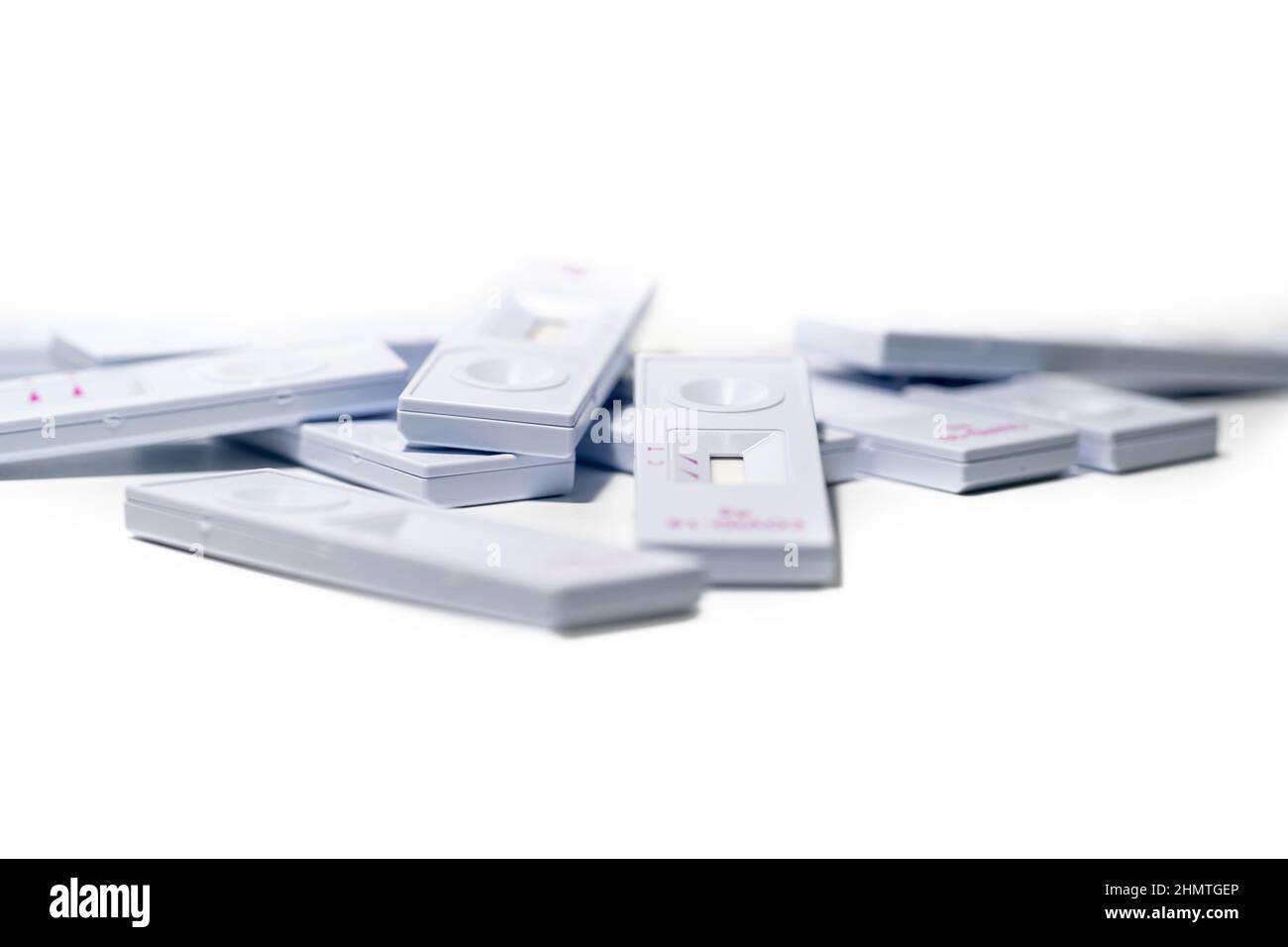 used antigen test kits. proper disposal of antigen covid test kits with ...