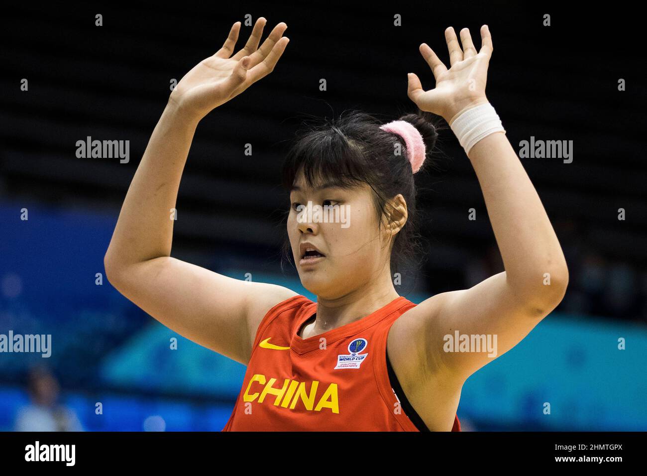 Belgrade, Serbia, 11th February 2022. Yueru Li of China reacts during ...