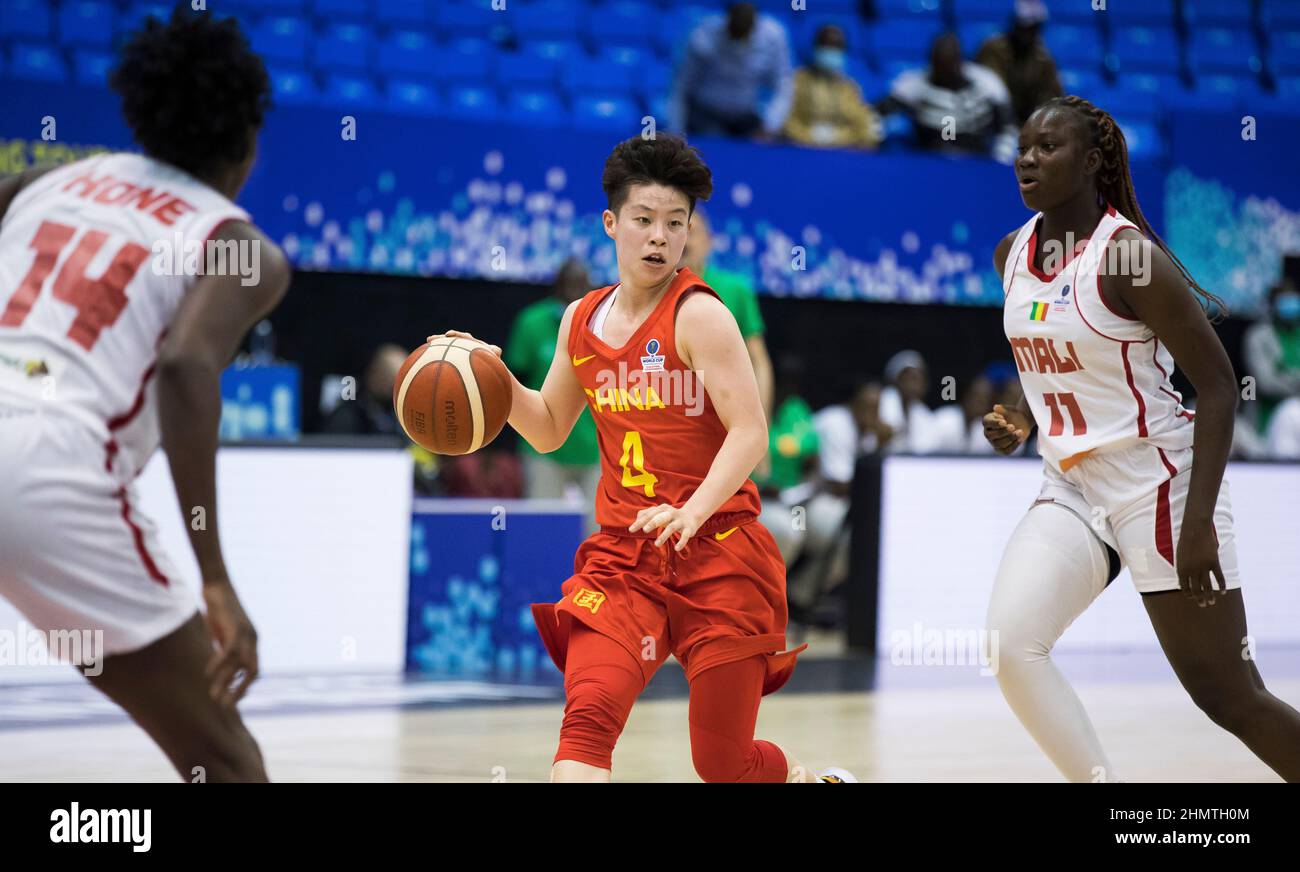 Belgrade, Serbia, 11th February 2022. Yuan Li of China drives to the ...