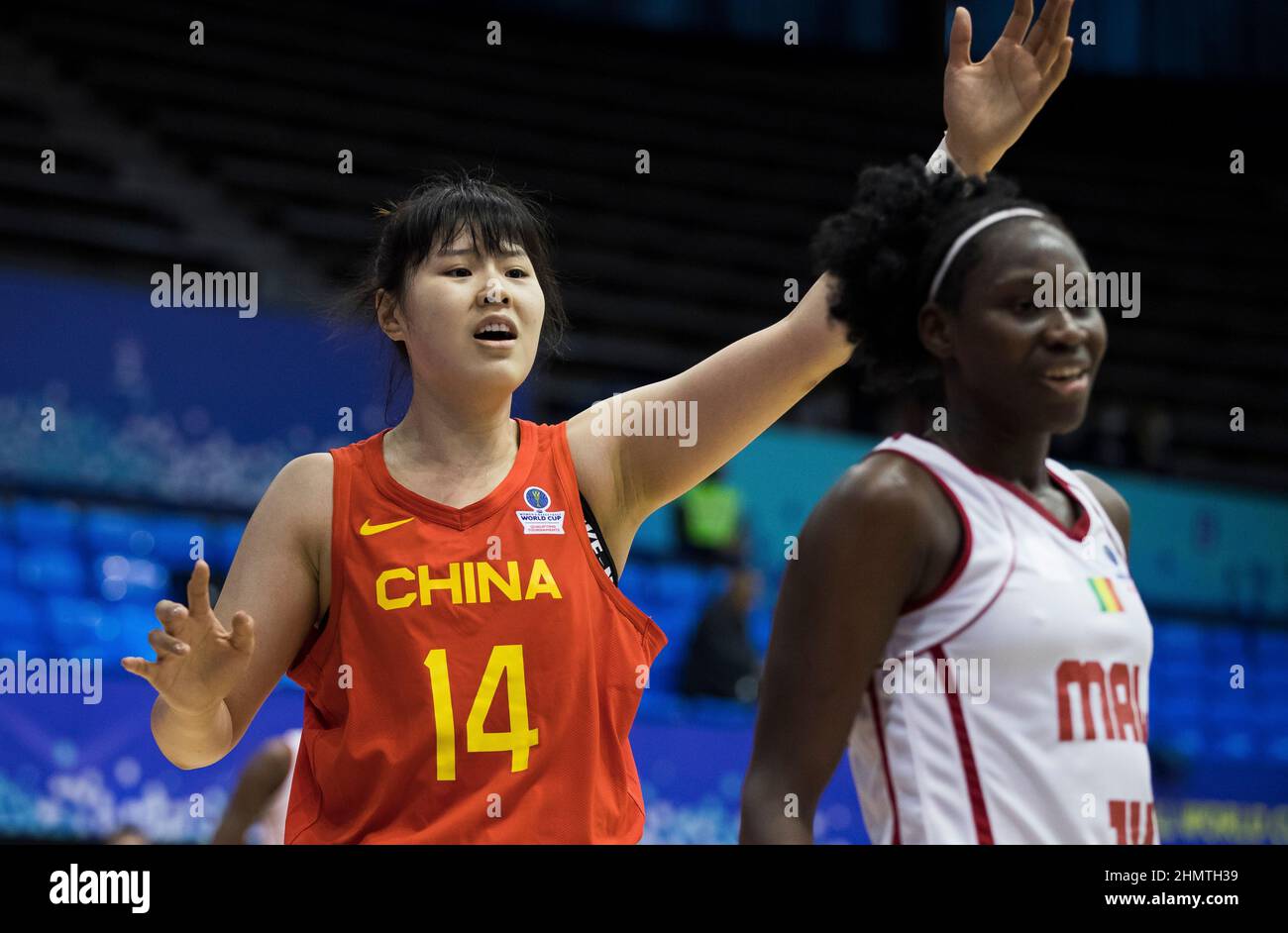 Belgrade, Serbia, 11th February 2022. Yueru Li of China reacts during ...