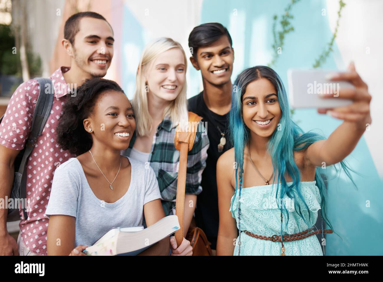 Selfies to remember our student life together Stock Photo - Alamy