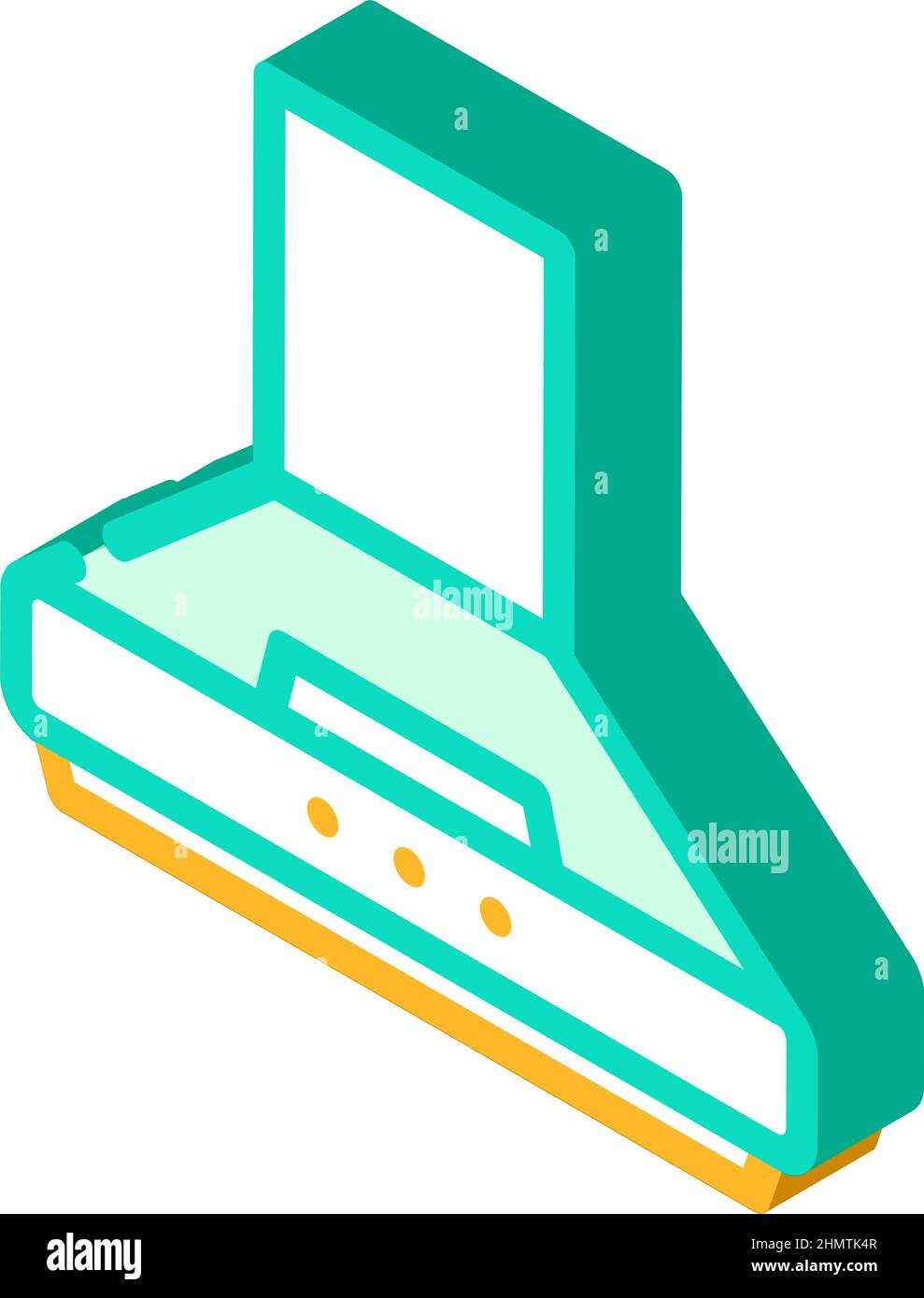 cooker hood isometric icon vector illustration Stock Vector Image & Art ...