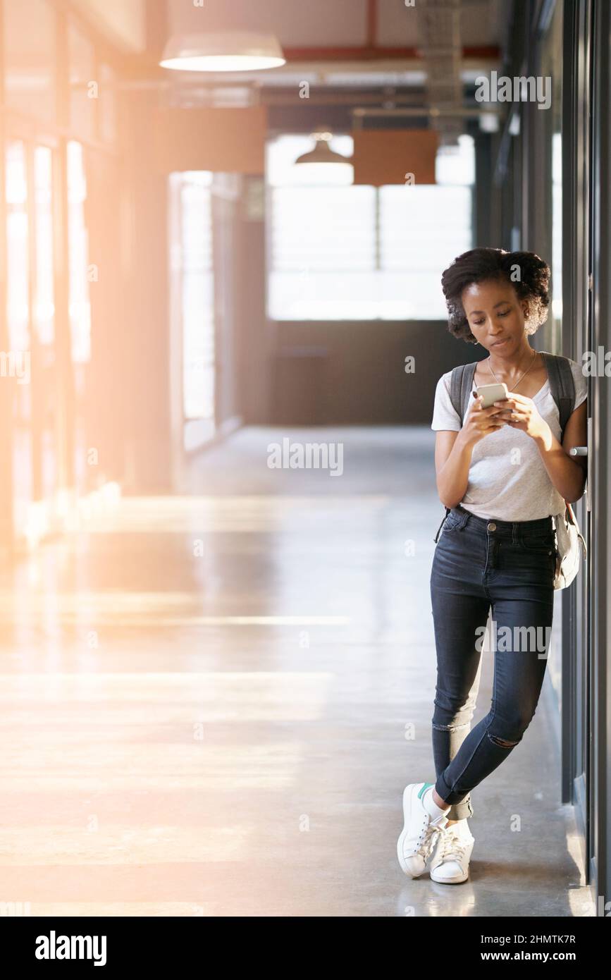 Always time for a quick text Stock Photo - Alamy
