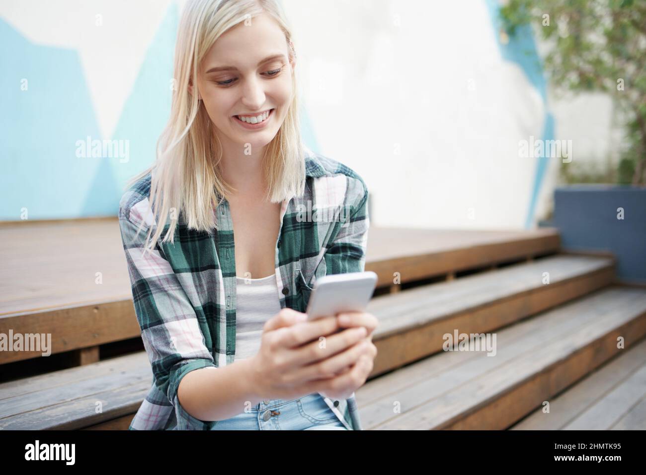 Connect to happy times Stock Photo - Alamy