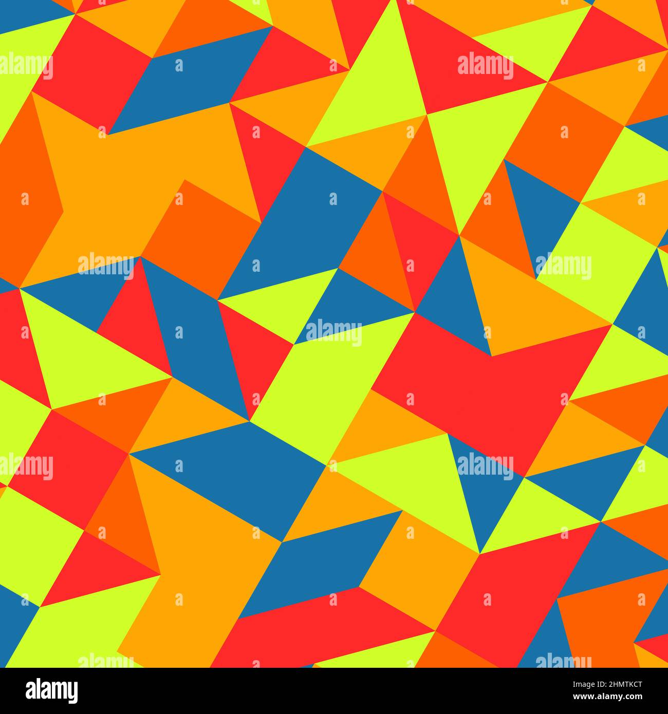 Illustration of Bauhaus-style design in bright colors for wallpapers ...