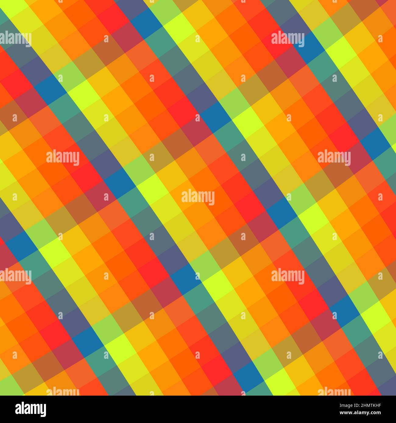 Illustration of colorful square checks patterned design for wallpapers ...