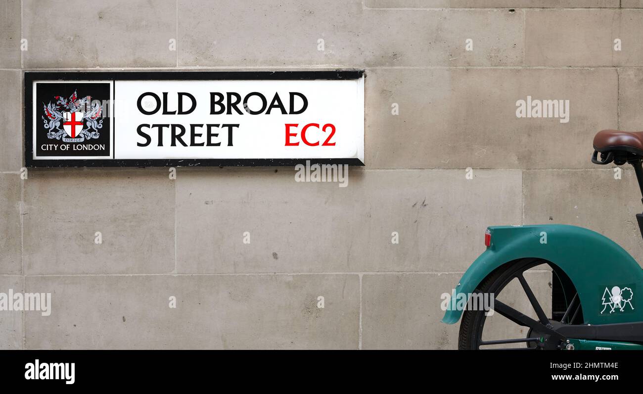 Old braod street hi-res stock photography and images - Alamy