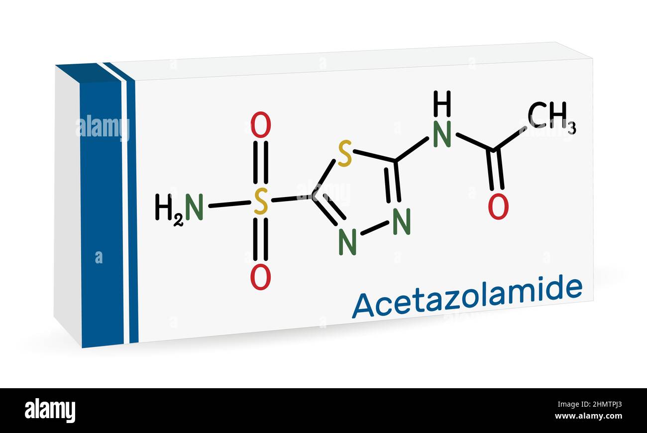 Acetazolamide Structure