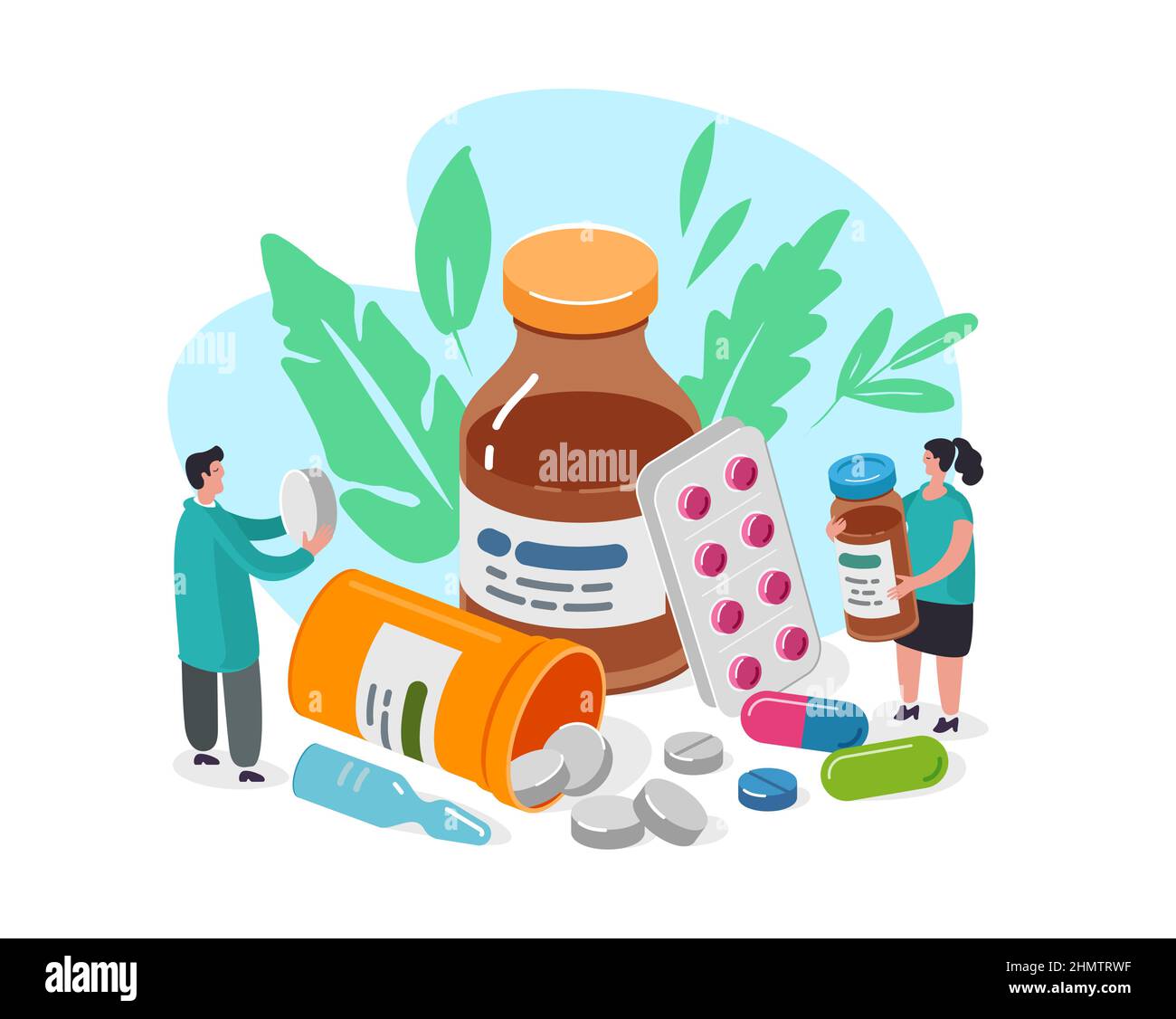 Medical prescription, pills and drops. Doctors and medicines for ...