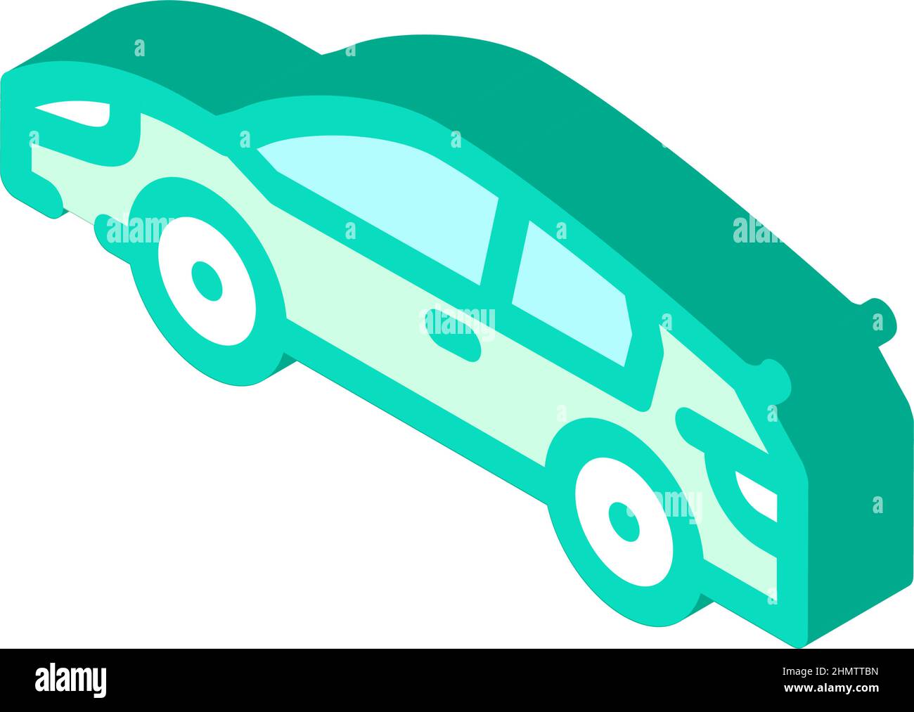 hot hatch car isometric icon vector illustration Stock Vector Image ...