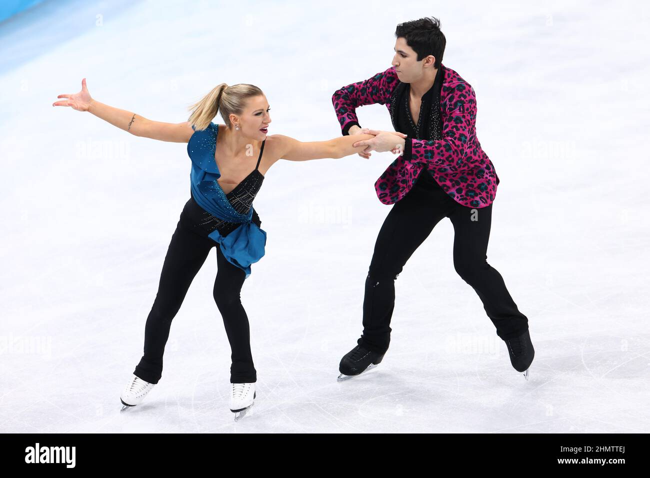 Beijing, China. 12th Feb, 2022. Marjorie Lajoie & Zachary Lagha (CAN ...