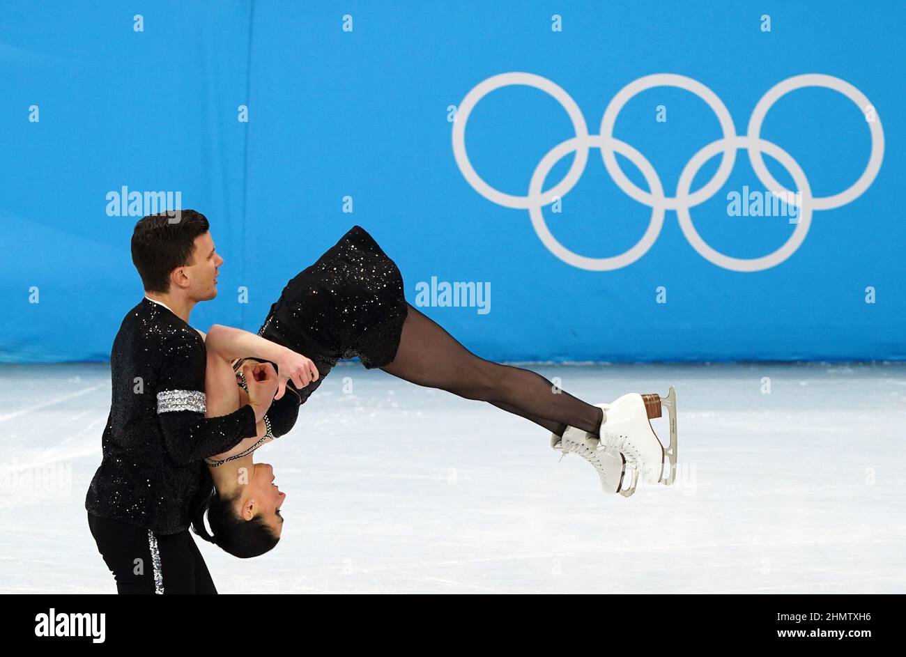 Italy's Marco Fabbri and Charlene Guignard during the Ice Dance ...