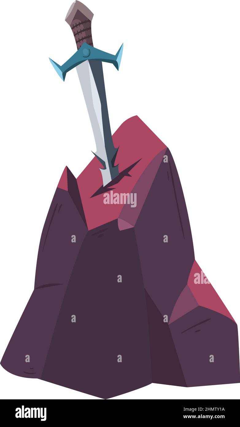 Excalibur sword stone Cut Out Stock Images & Pictures - Alamy