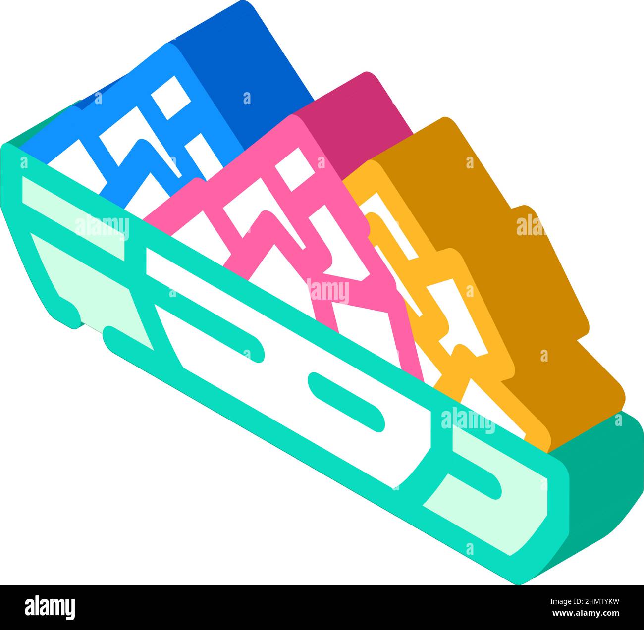 synthetic resin isometric icon vector illustration Stock Vector Image ...