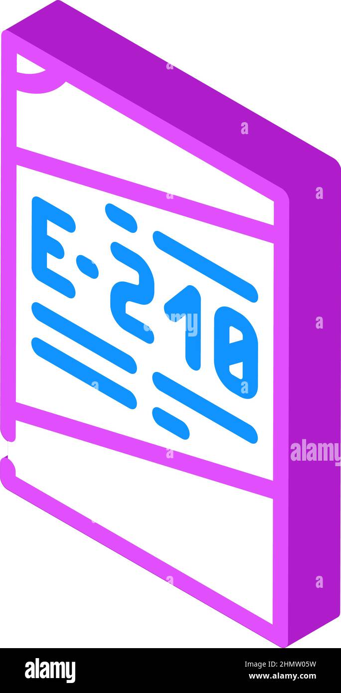 chemical additives isometric icon vector illustration Stock Vector ...