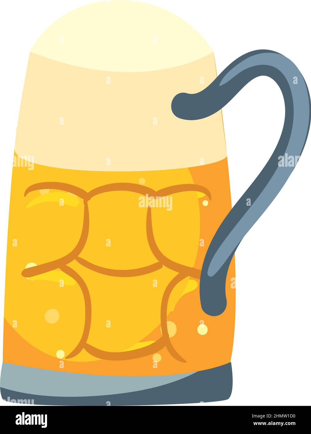 beer mug illustration over white Stock Vector Image & Art - Alamy