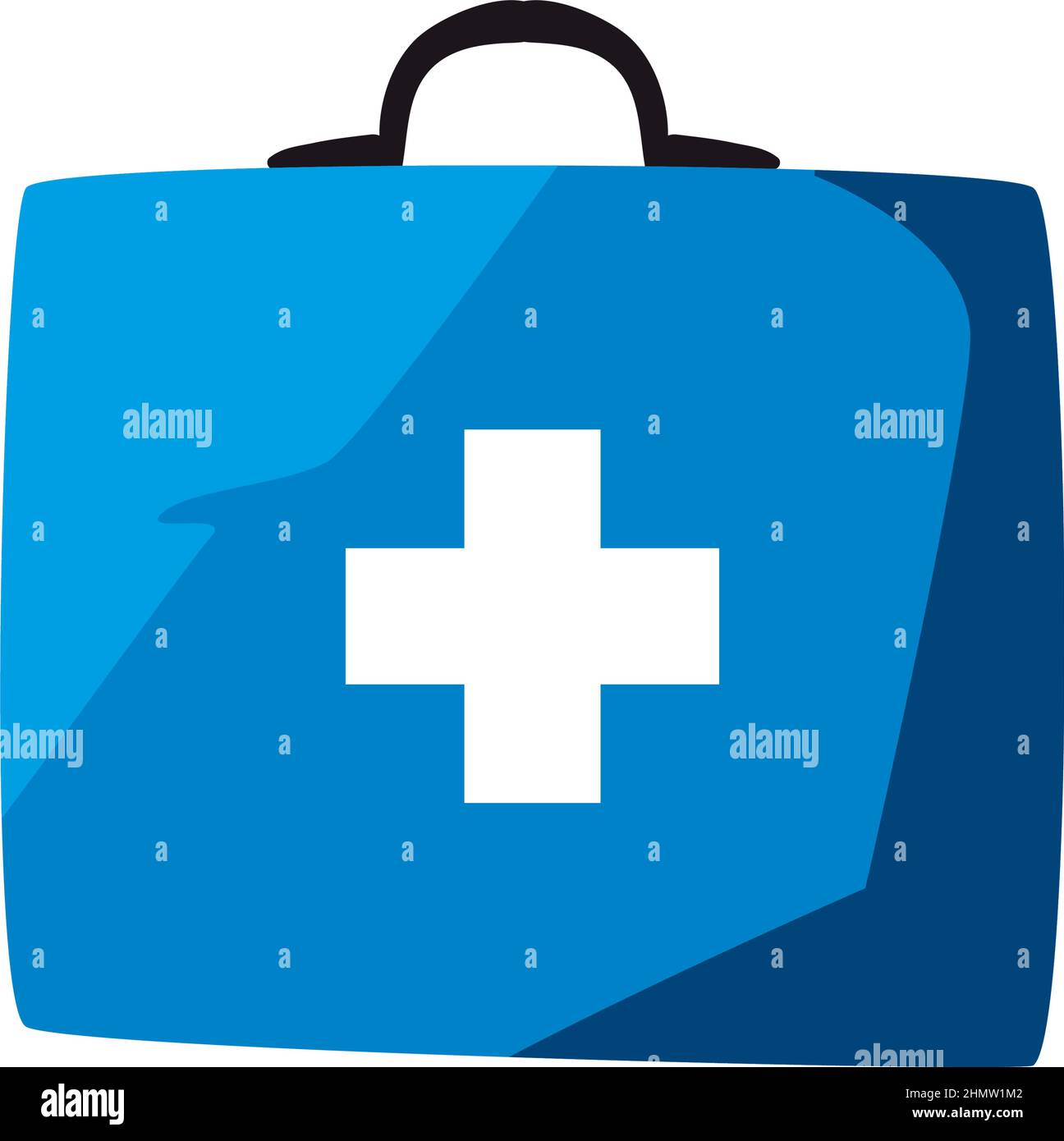 First aid kit cardiogram Stock Vector Images - Alamy