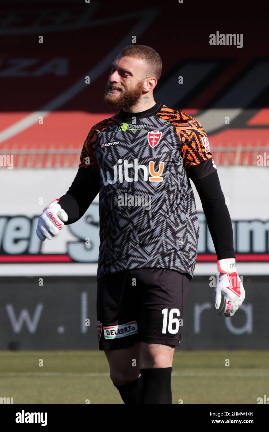 Michele Di Gregorio of AC Monza in action during the Serie B match ...