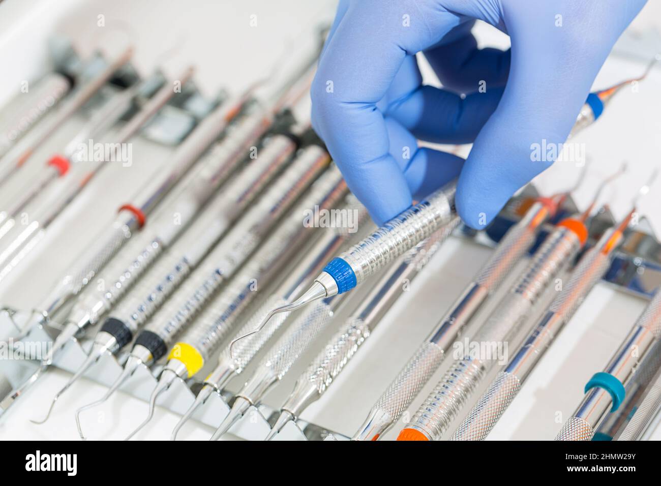 Installing dental devices in the cabinet Stock Photo - Alamy
