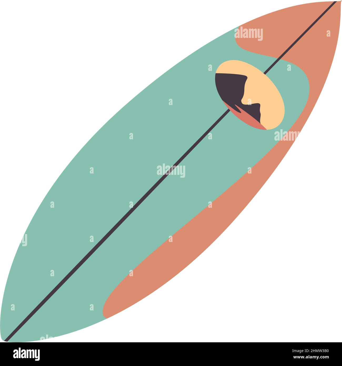 blue surfboard illustration over white Stock Vector Image & Art - Alamy