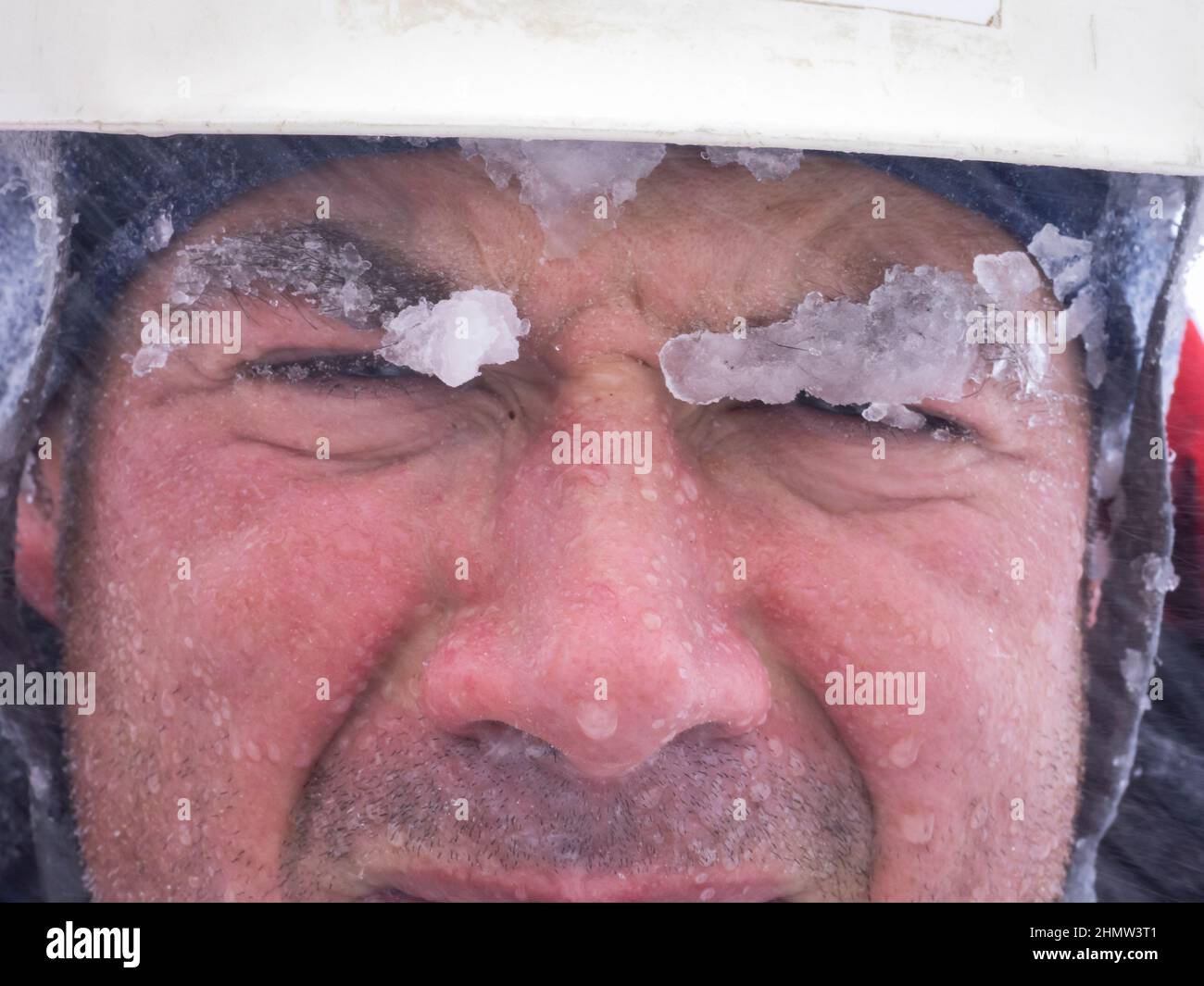 Ice face eyebrows hi-res stock photography and images - Alamy