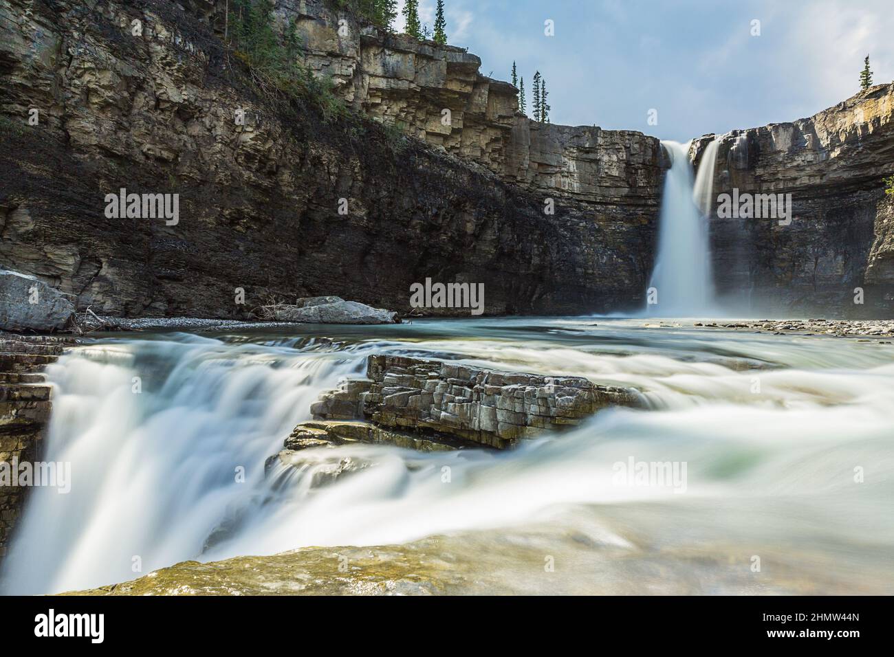 crescent falls beautiful alberta canada Stock Photo - Alamy