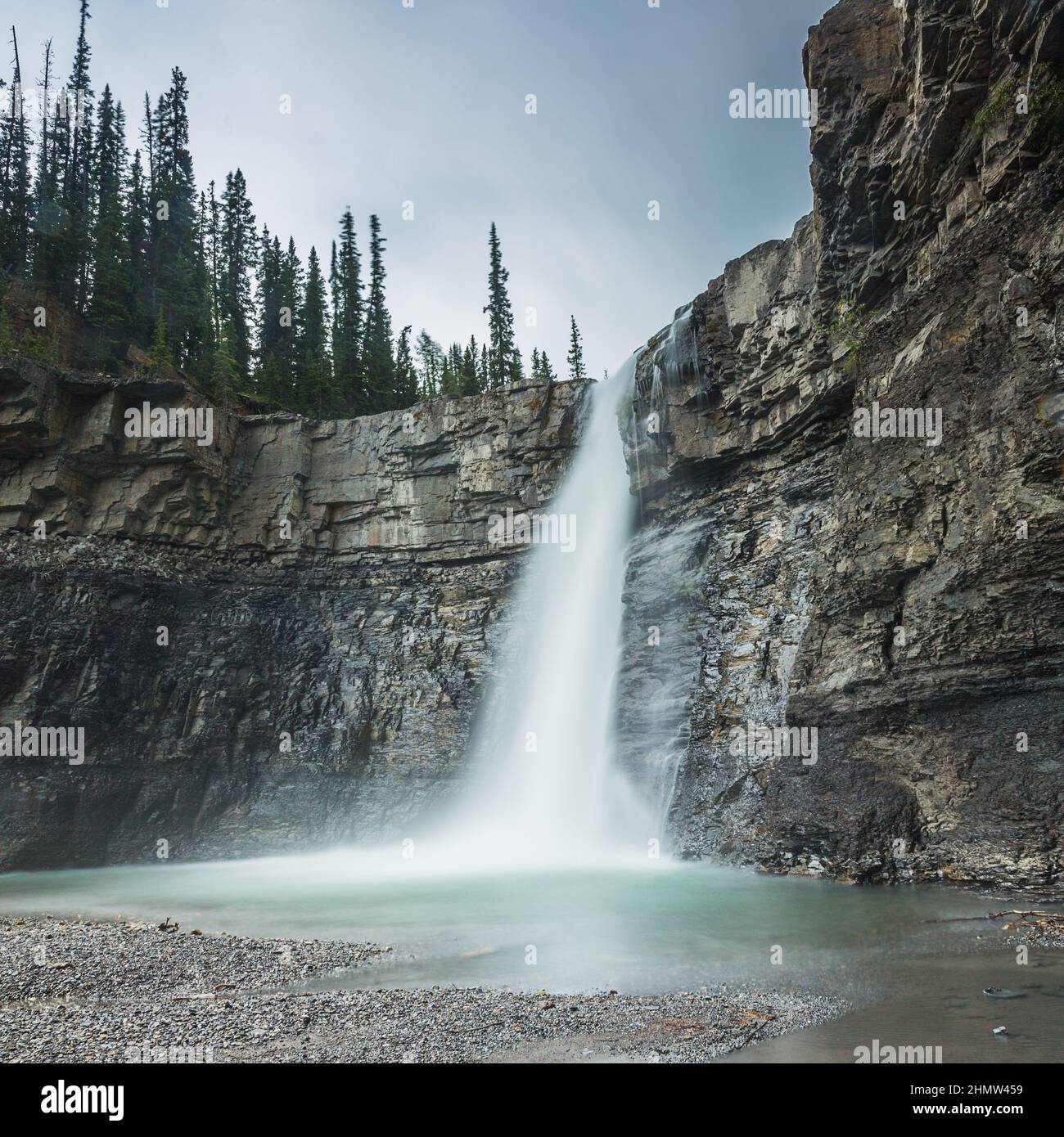 Crescent Falls Provincial Recreation Area Canada Stock Photo - Alamy