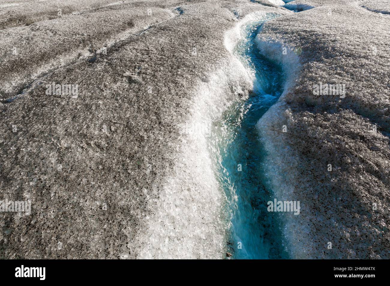 meltwater flowing from athabasca glacier Stock Photo - Alamy