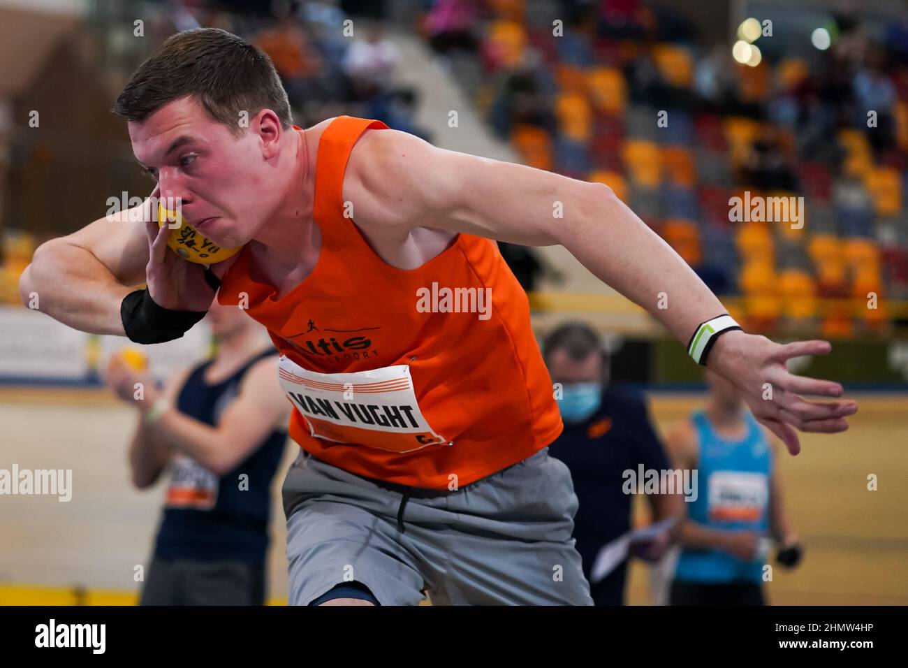 Lars van vught of altis competes in the shot put hi-res stock ...
