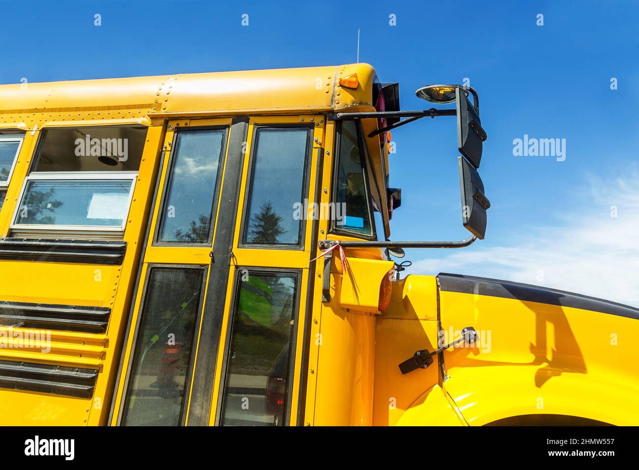 Canadian school bus Stock Photo - Alamy