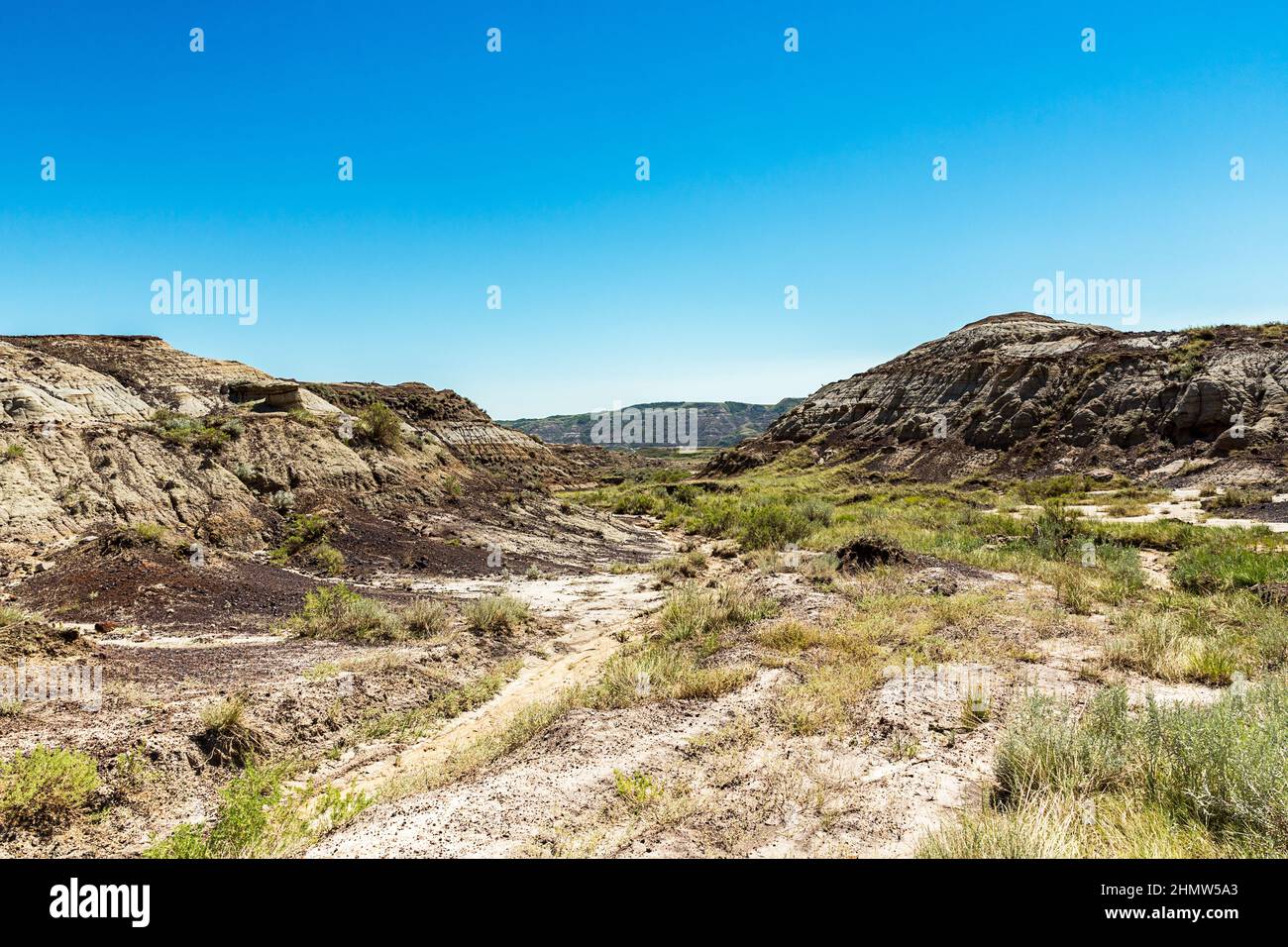 Badlands in Alberta Canada Stock Photo - Alamy