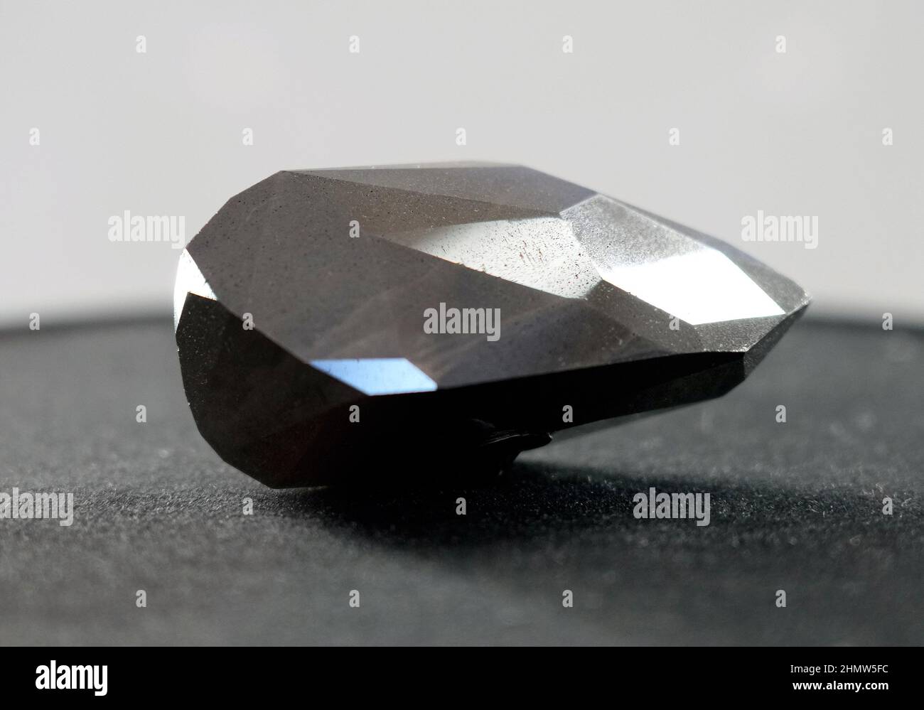 The Enigma Black Diamond, at 555.55 carats that is believed to have ...