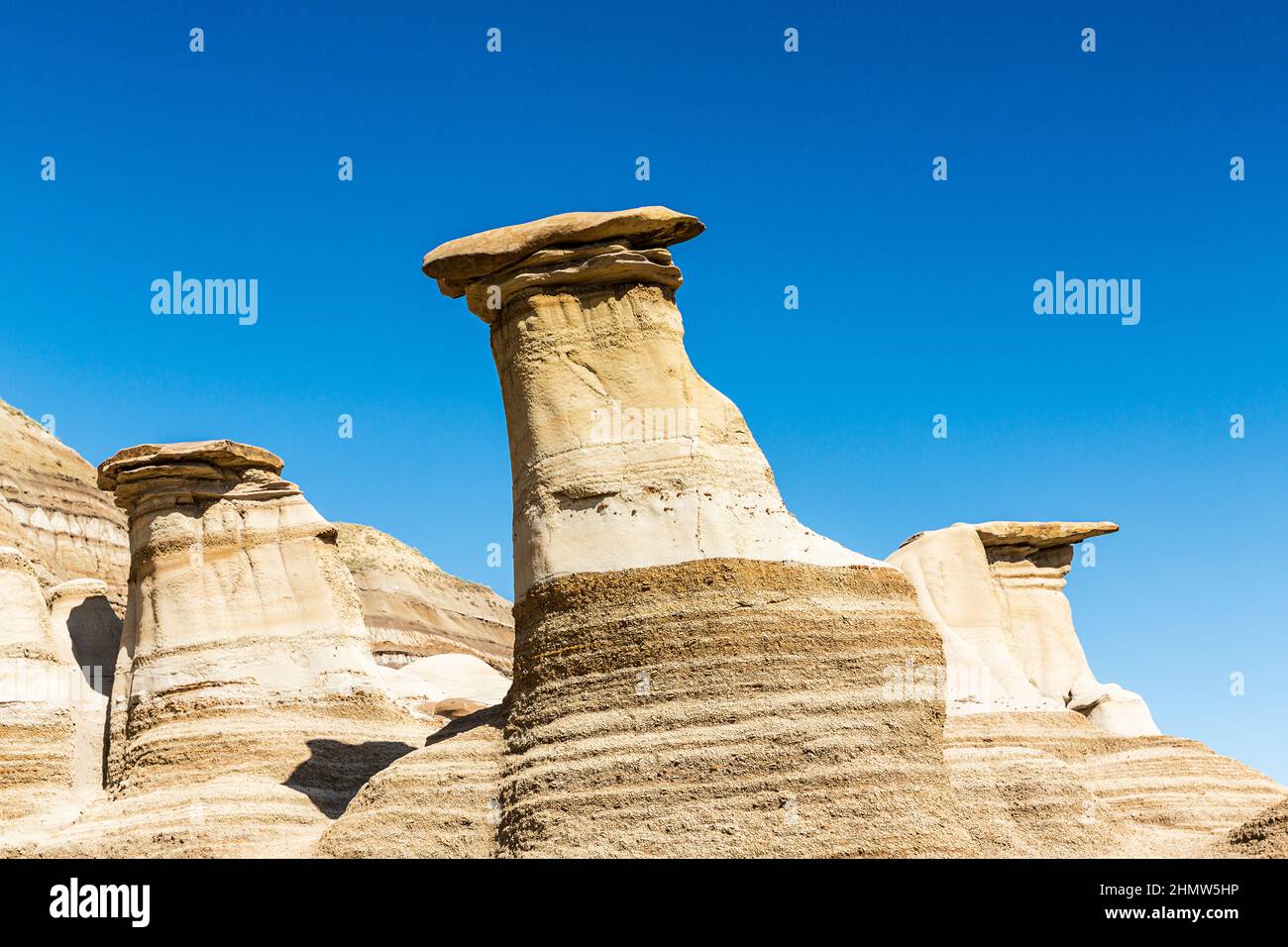 Hoodoos in Drumheller Alberta canada Stock Photo - Alamy