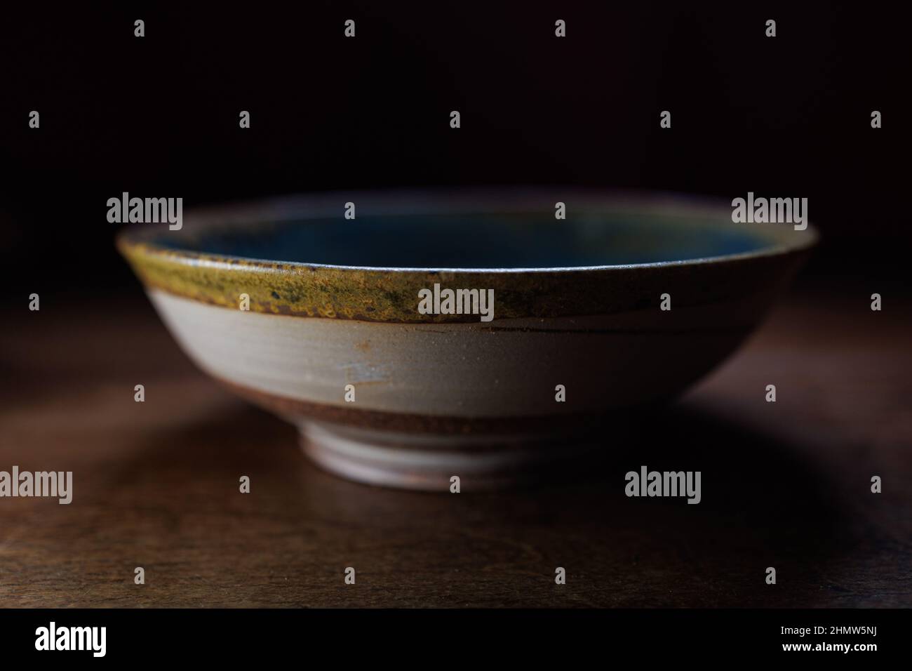 Handmade ceramic bowl empty Stock Photo - Alamy