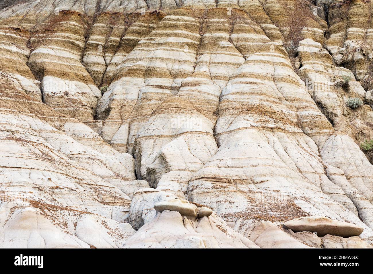 badlands sandstone sculptures of Alberta Canada Stock Photo - Alamy