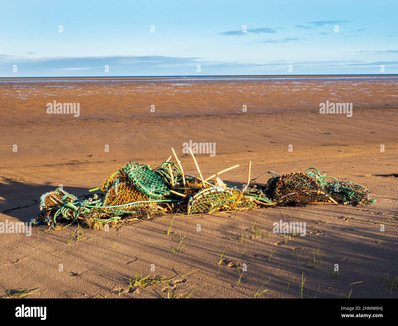 Lobster pots ripped off the seabed by Storm Arwen washed ashore on the ...