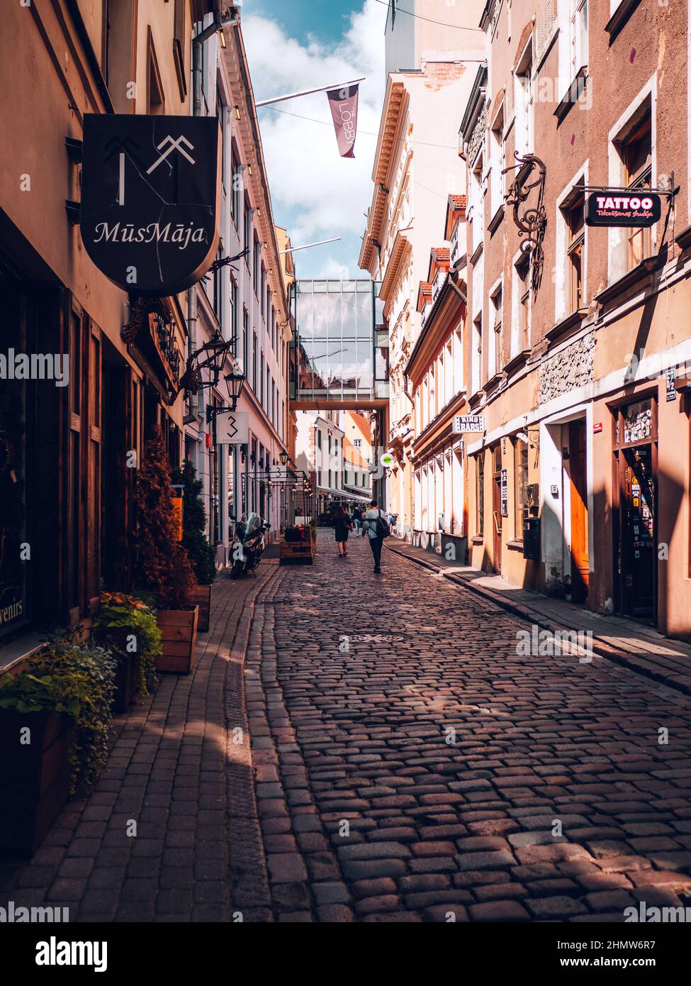 Streetscape riga hi-res stock photography and images - Alamy