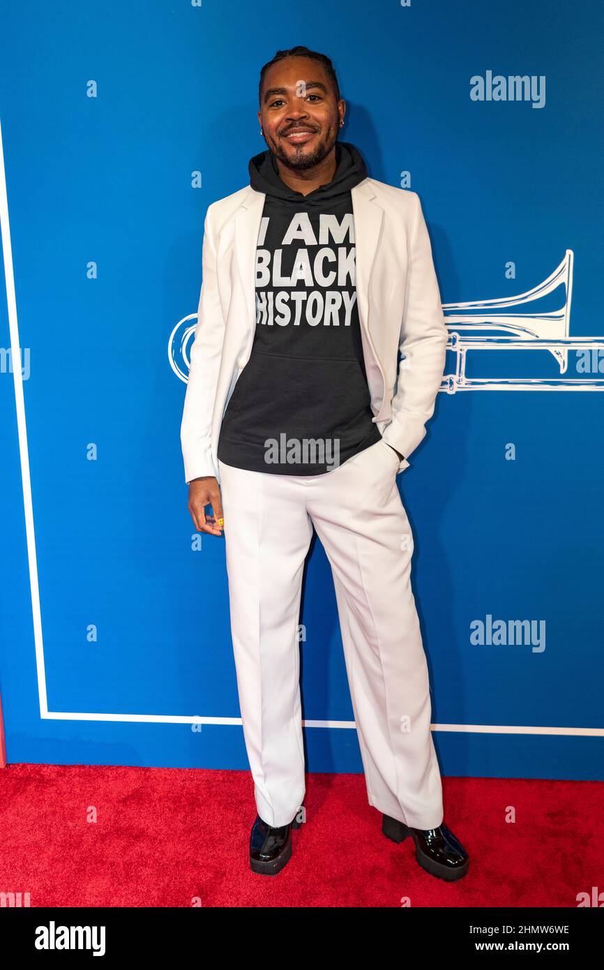 Cody Renard Richard attends the opening night of "The Music Man" on ...