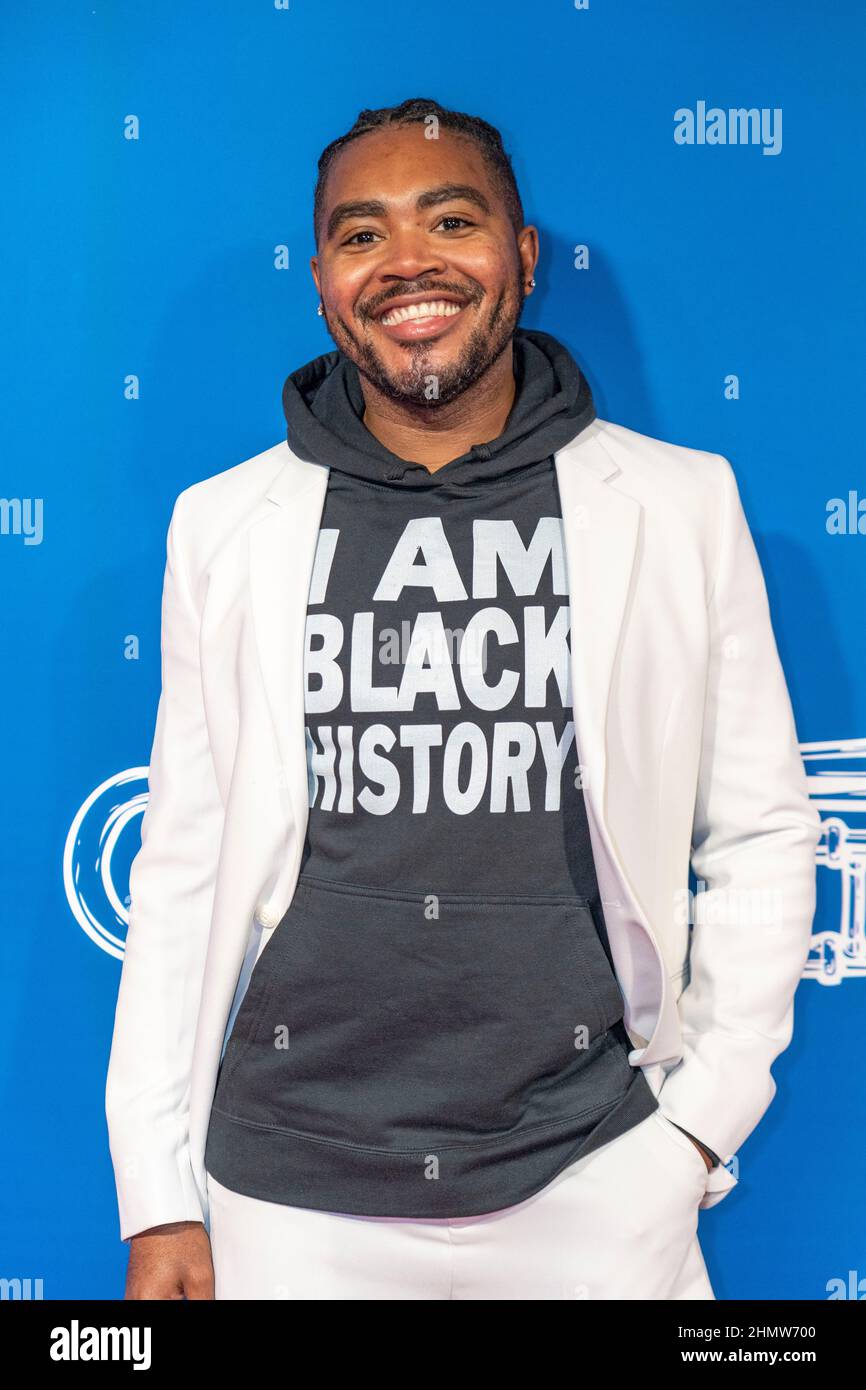 Cody Renard Richard attends the opening night of "The Music Man" on ...
