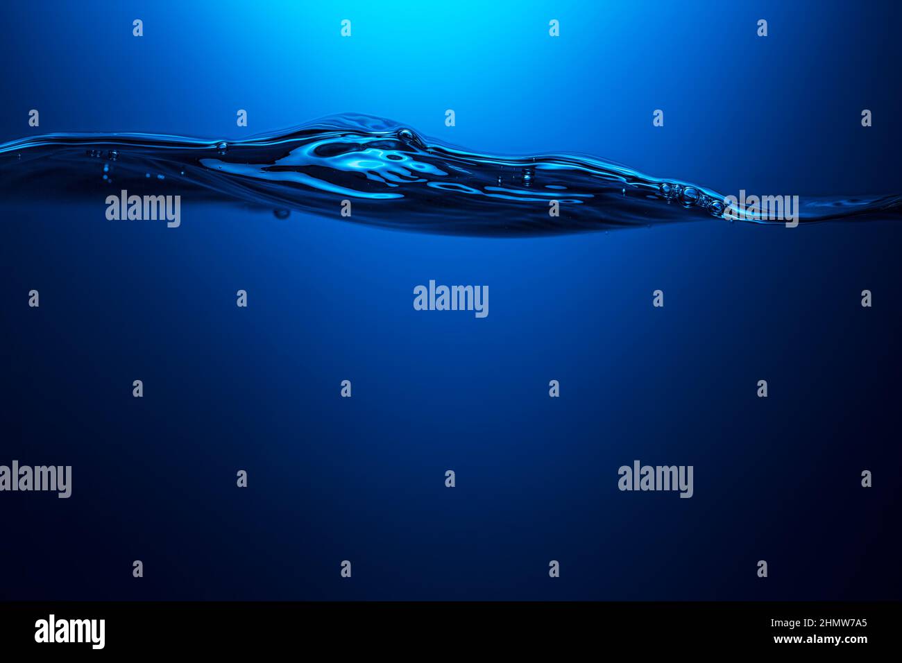 blue wave of water Stock Photo - Alamy