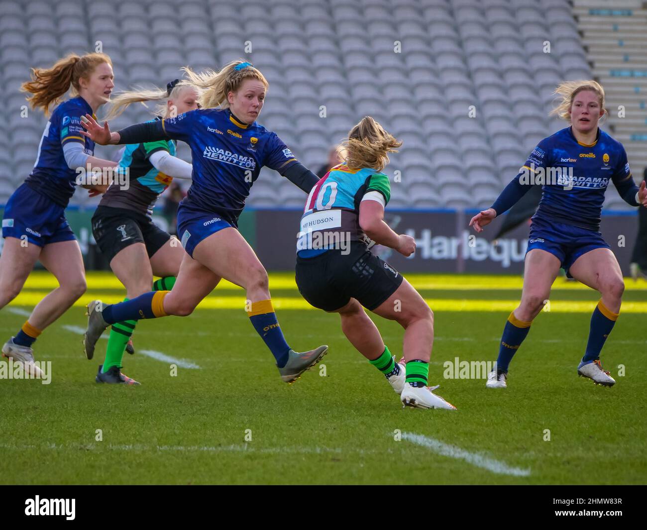 London, UK. 12th Feb, 2022. Twickenham Stoop, London, England, February ...